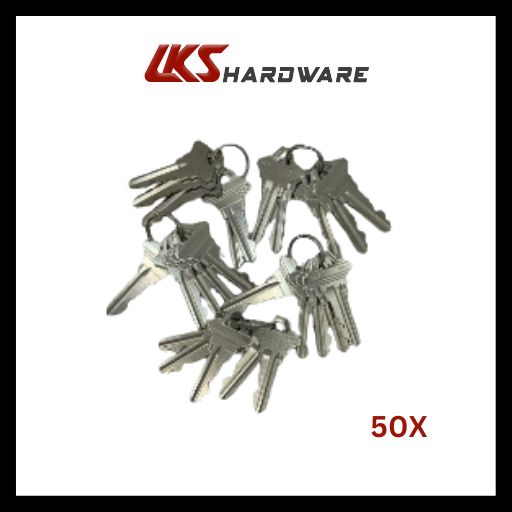 50 X Premium Pre-Cut Schlage Keys - SC1 - (Pack Of 50) | Lks Hardware
