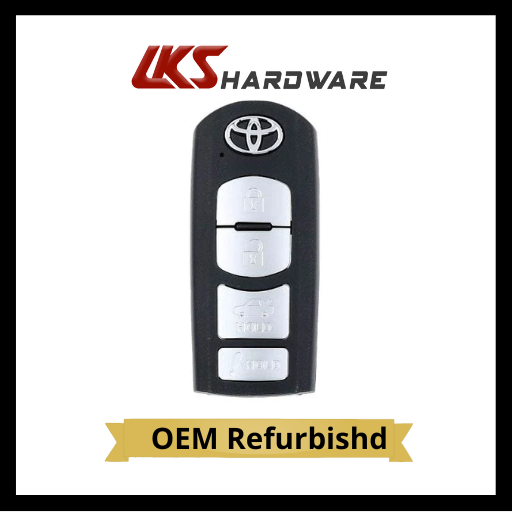 2017-2020 Toyota Yaris iA / 4-Button Smart Key / PN: 89904-WB001 / WAZ ...