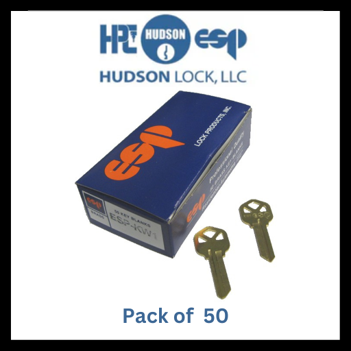 HPC-ESP KW1 Key blank, Kwikset Standard KW1 (Pack of 50) | Lks Hardware