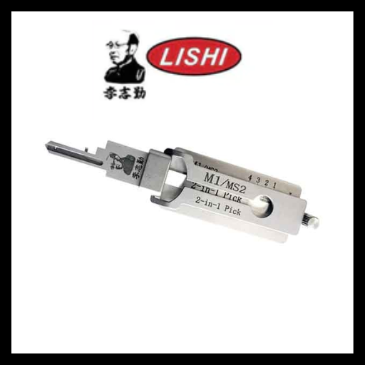 ORIGINAL LISHI - M1 MS2 / Master Padlocks Keyway Tool / 2-In-1 Pick ...