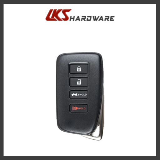 2020-2022 Lexus NX300h NX200T LX570 RX350 RX450 / 4-Button Smart Key ...