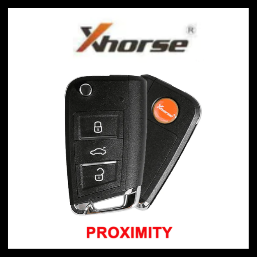 MQB Style 3-Button Universal Flip Key w/ Proximity Function for VVDI K ...