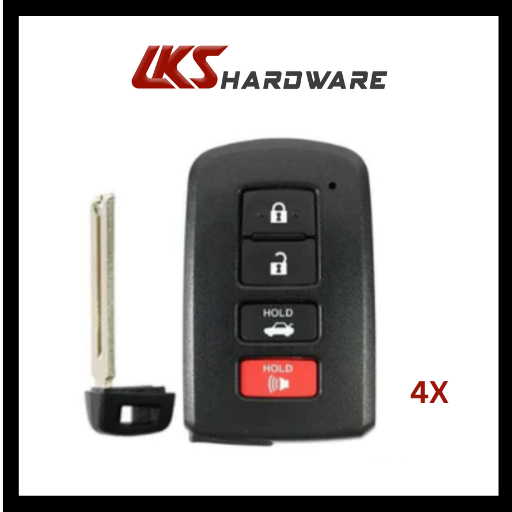 2012-2020 Toyota 4-Button Smart Key / HYQ14FBA / G Board 0020 ( PACK O ...