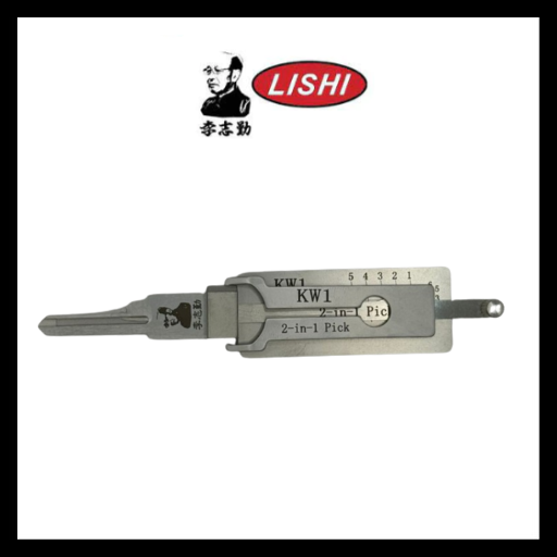 ORIGINAL LISHI - KW1 / 5-Pin Kwikset Keyway Tool / 2-In-1 Pick / AG ...